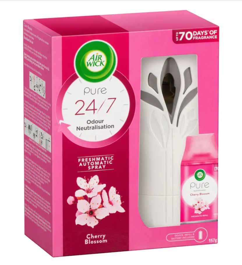 Airwick Freshmatic Autospray Kit - Cherry Blossom — Liberty Department ...